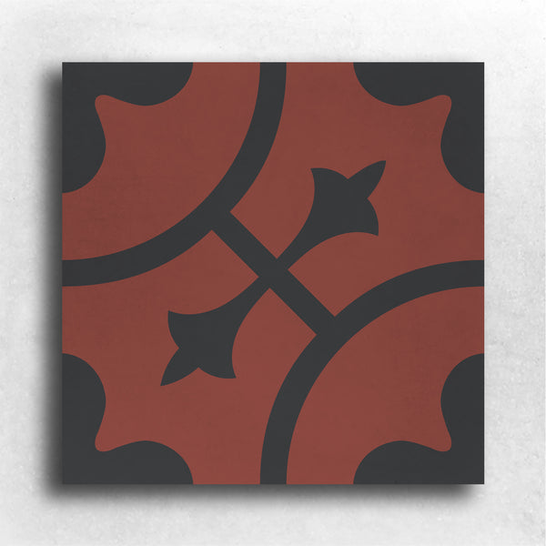 Handmade Encaustic Cement Tile - Pattern Design: Azure 05 – Encaustic ...