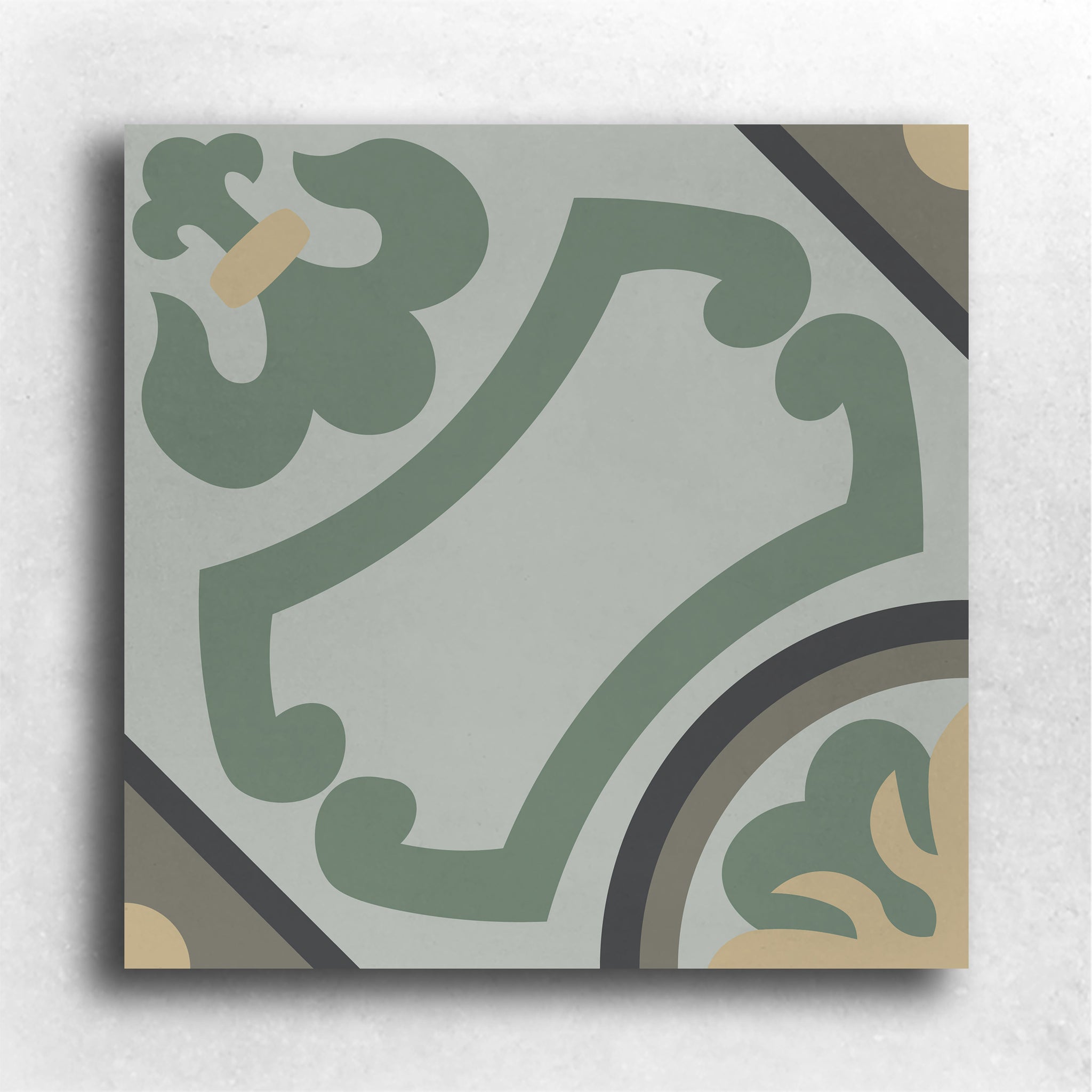 Handmade Encaustic Cement Tile - Pattern Design: Bastia 04 – Encaustic ...