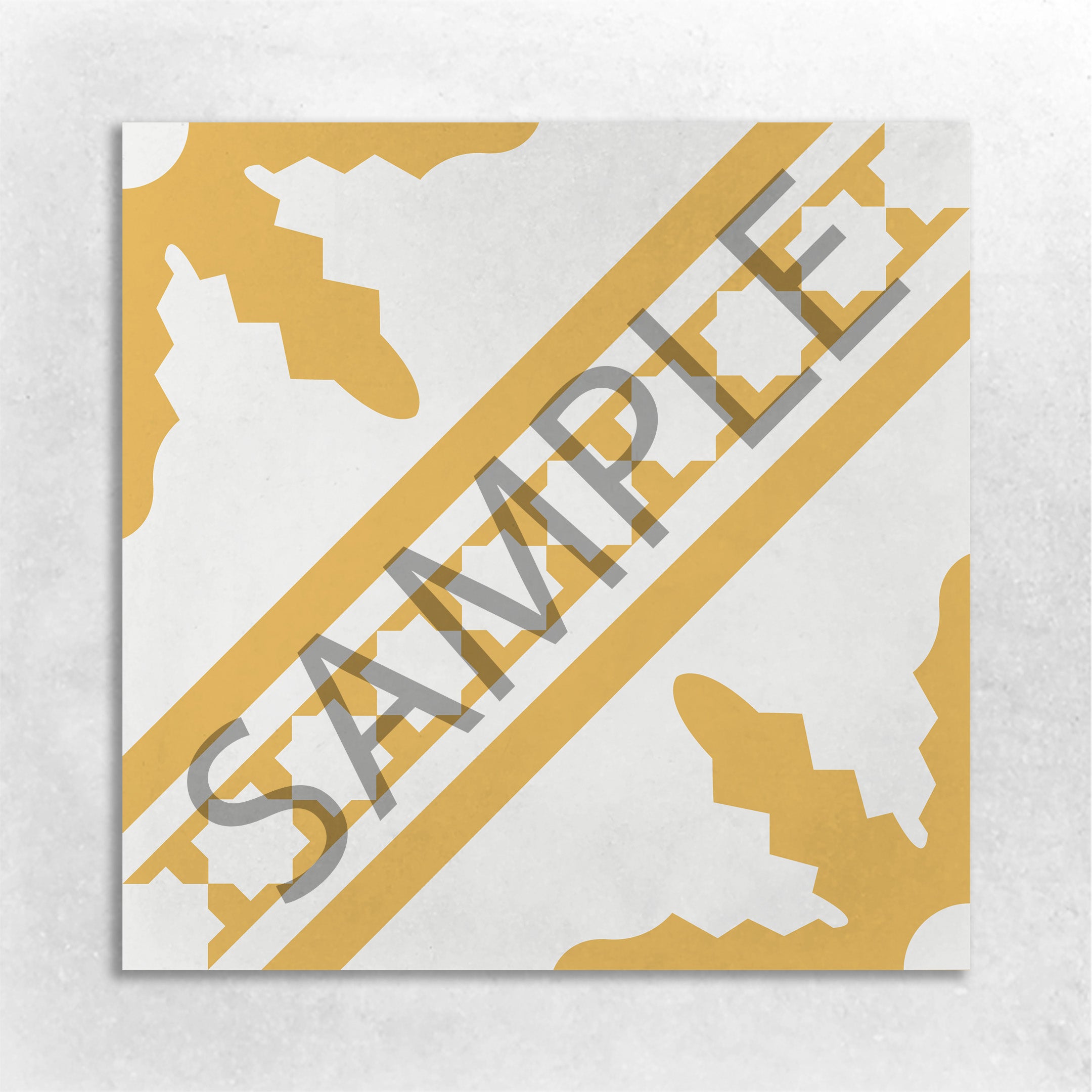Handmade Encaustic Cement Tile - Pattern Design: Étoiles 06 – Encaustic ...