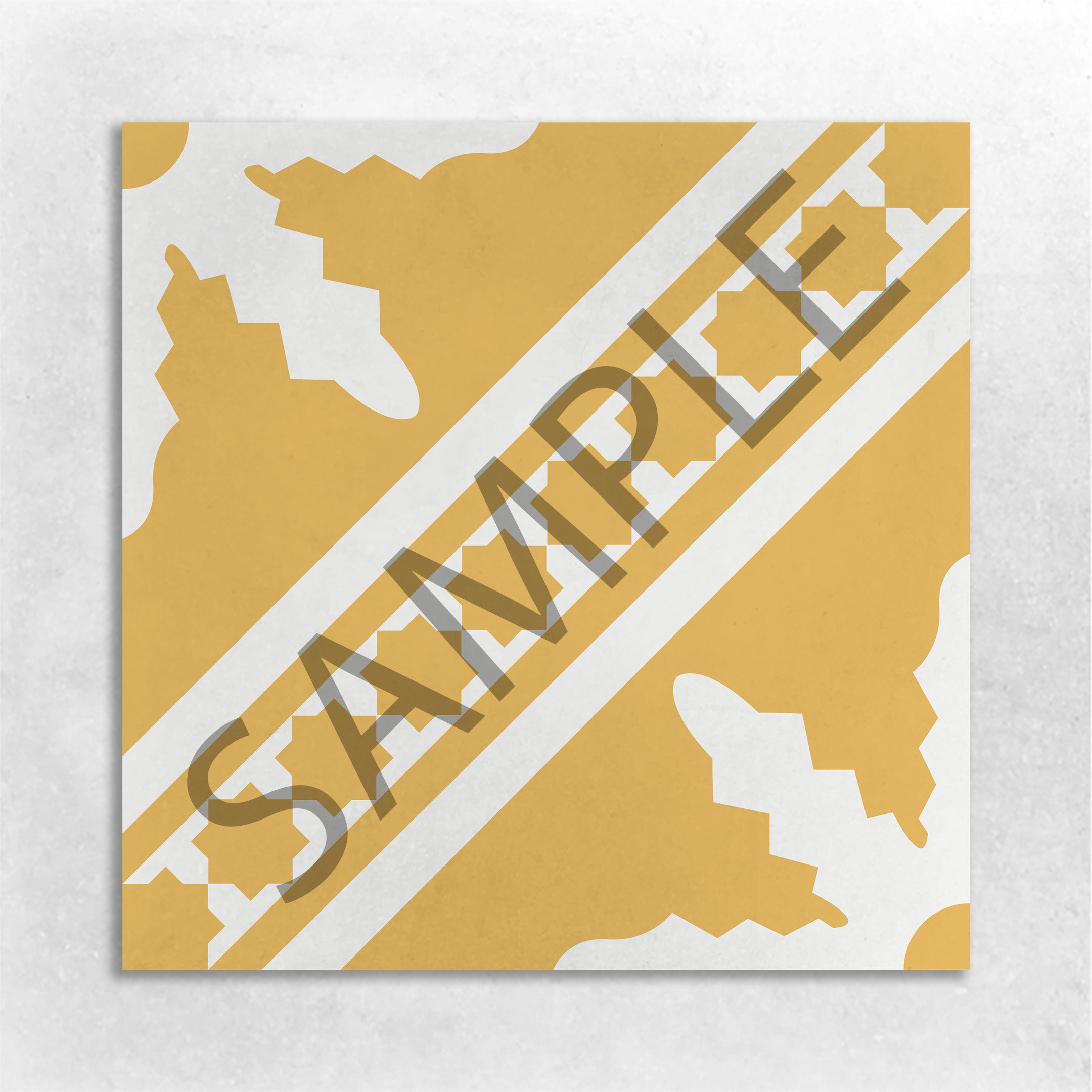 Handmade Encaustic Cement Tile - Pattern Design: Étoiles 07 – Encaustic ...