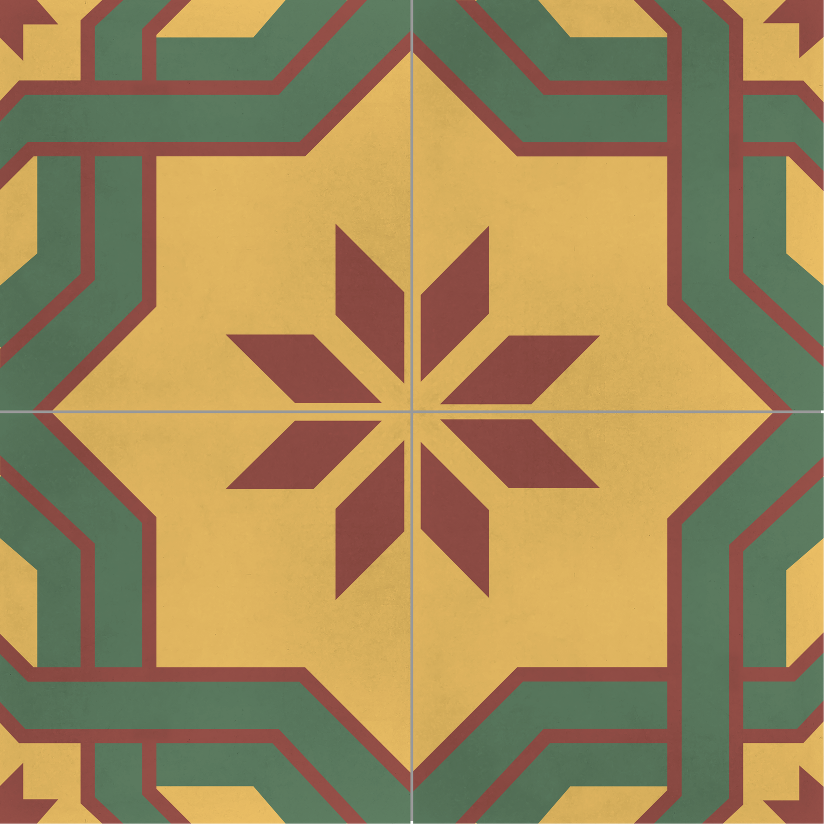 Handmade Encaustic Cement Tile - Pattern Design: Albi 01 – Encaustic ...