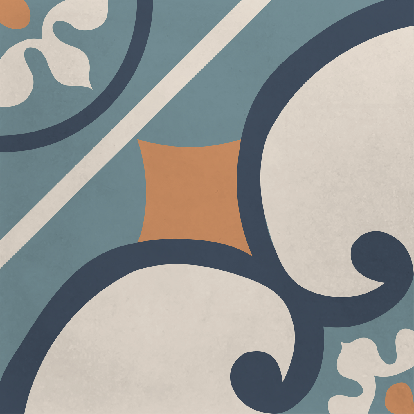Handmade Encaustic Cement Tile - Pattern Design: Bordeaux 02 ...