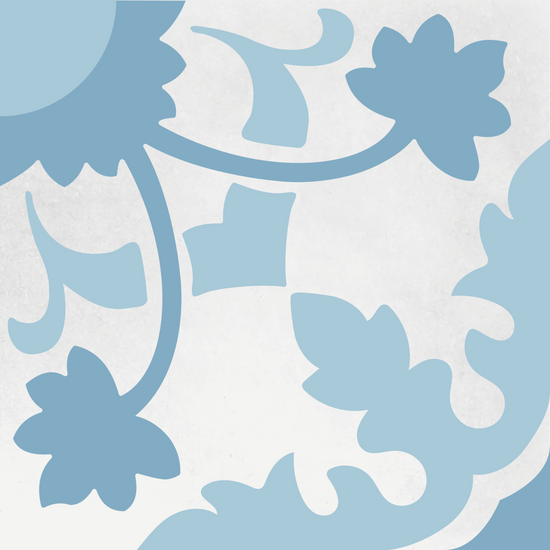 Handmade Encaustic Cement Tile - Pattern Design: Chantilly 04 ...