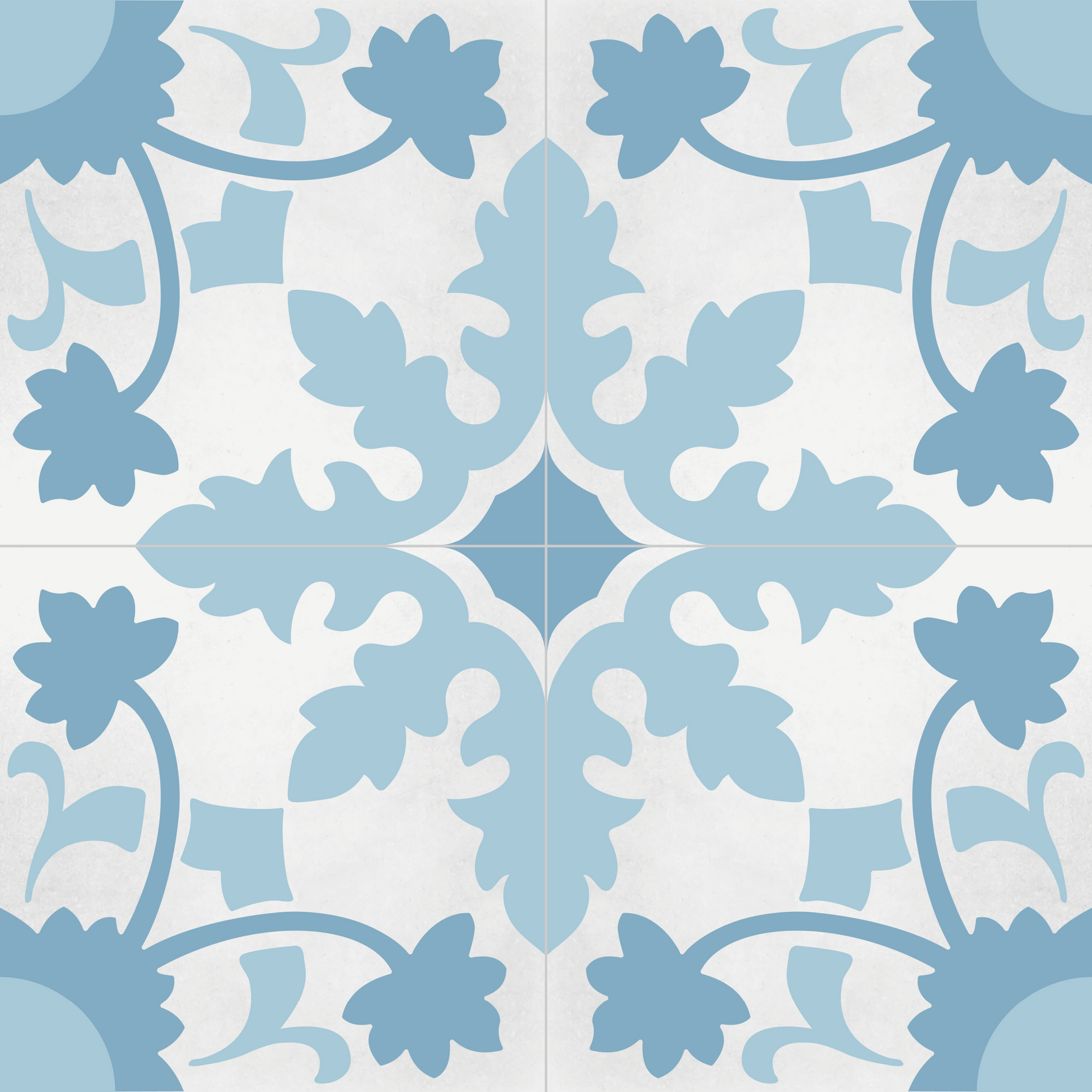 Handmade Encaustic Cement Tile - Pattern Design: Chantilly 04 ...