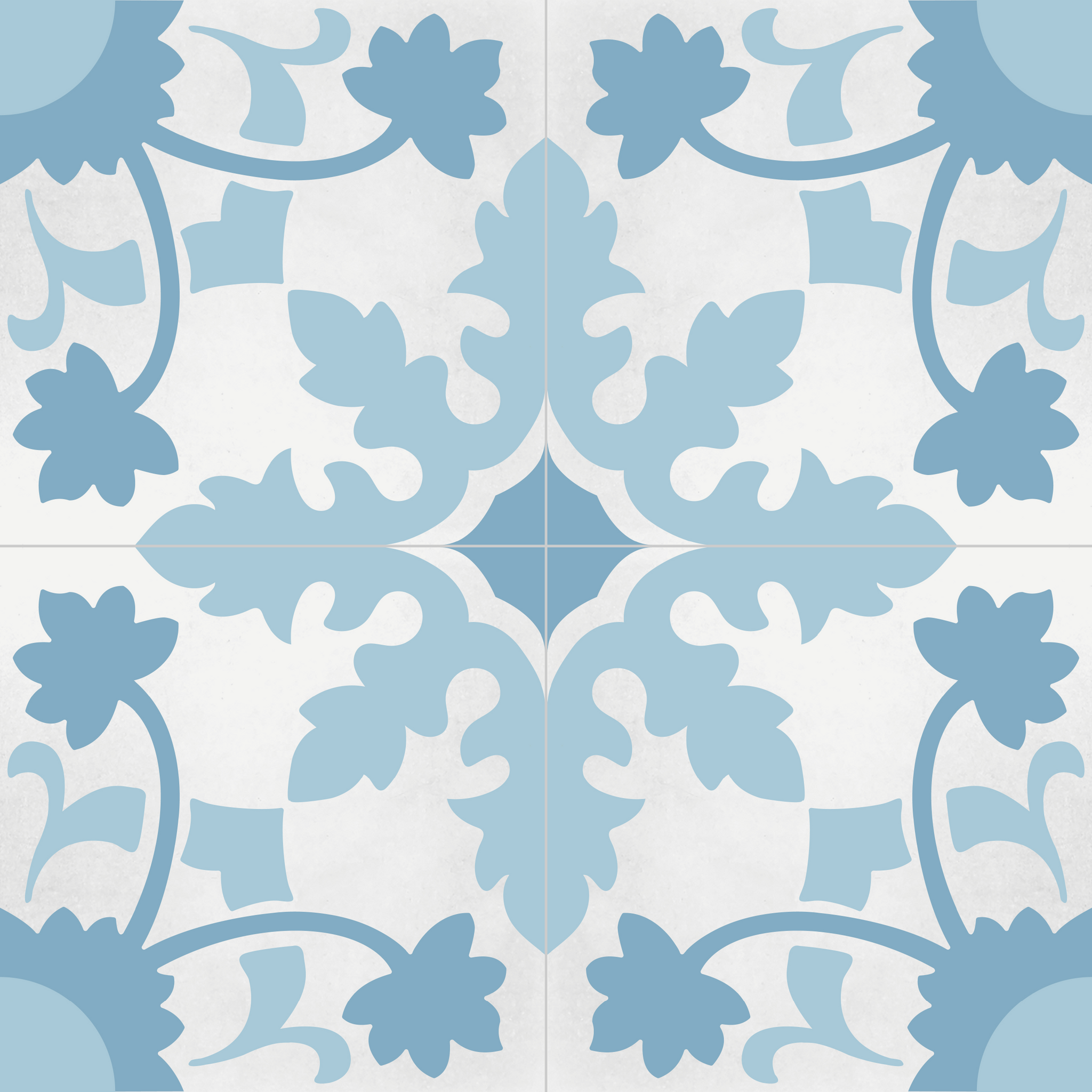Handmade Encaustic Cement Tile - Pattern Design: Chantilly 04 ...
